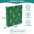 ALAZA Dinosaur Cartoon Hardcover 3 Ring Binder 1.5" D-Rings with ...