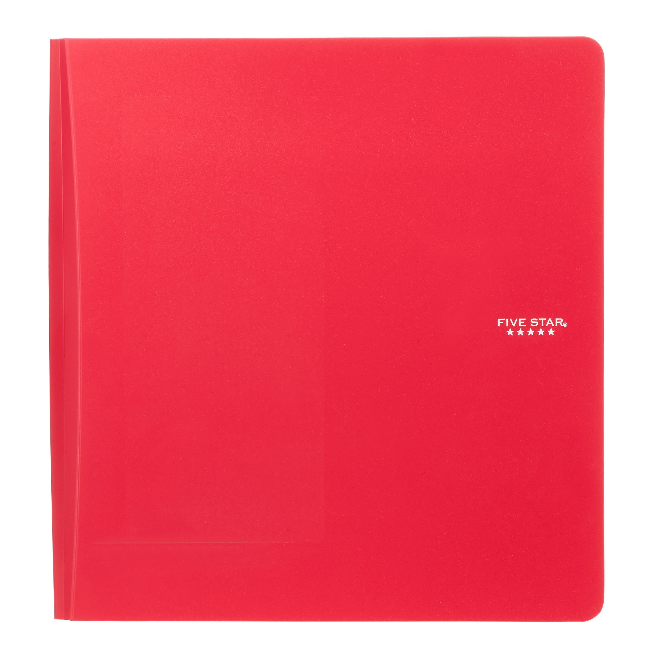 Five Star 1.5 Inch Plastic Binder, Red, 300 Sheet Capacity - Walmart.com