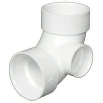 Charlotte Pipe Schedule 40 3 in. Hub x 3 in. Dia. Hub PVC Elbow - Walmart.com