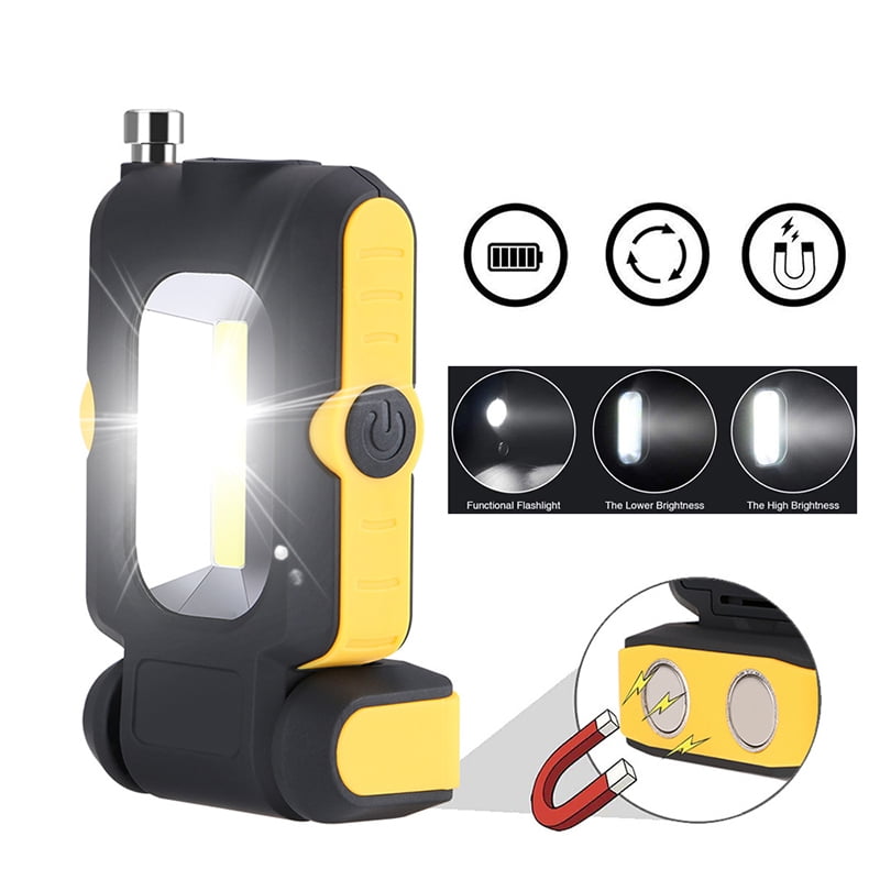 Super Bright LED Work Light COB Handheld Magnetic Work Flashlight ...