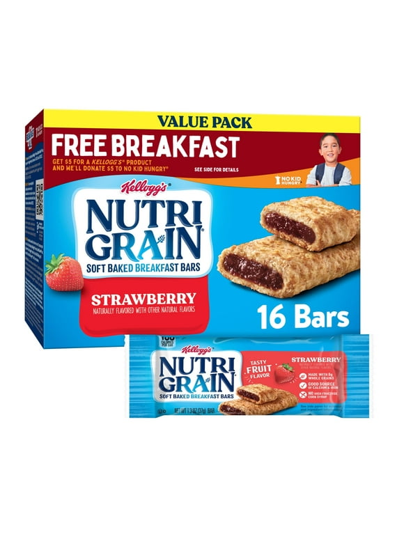 Kellogg's Nutri-Grain Soft Baked Breakfast Bars in Breakfast & Cereal ...