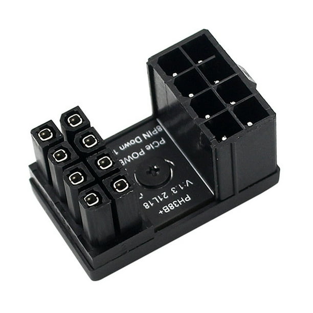 Placa de alimentación GPU Conector de alimentación GPU de ángulo de 180 ...