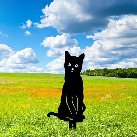 Garden Cats, Car Decoy Outdoor Statue - and Yard Decoration - Cat B ...