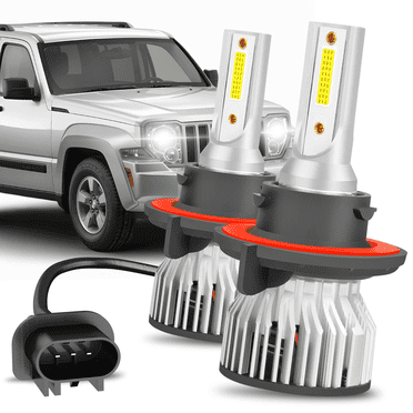 For Jeep Commander 2006-2010 LED Headlight High Low Fog Light Bulbs ...