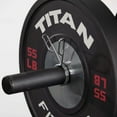 Titan Fitness 2 Pack Olympic Barbell Spring Clips, 50mm Diameter ...