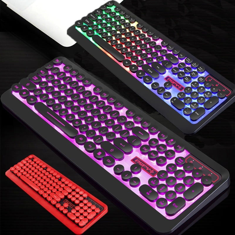 New USB Wired LED Illuminated Backlight Gaming Keyboard For PC Laptop ...