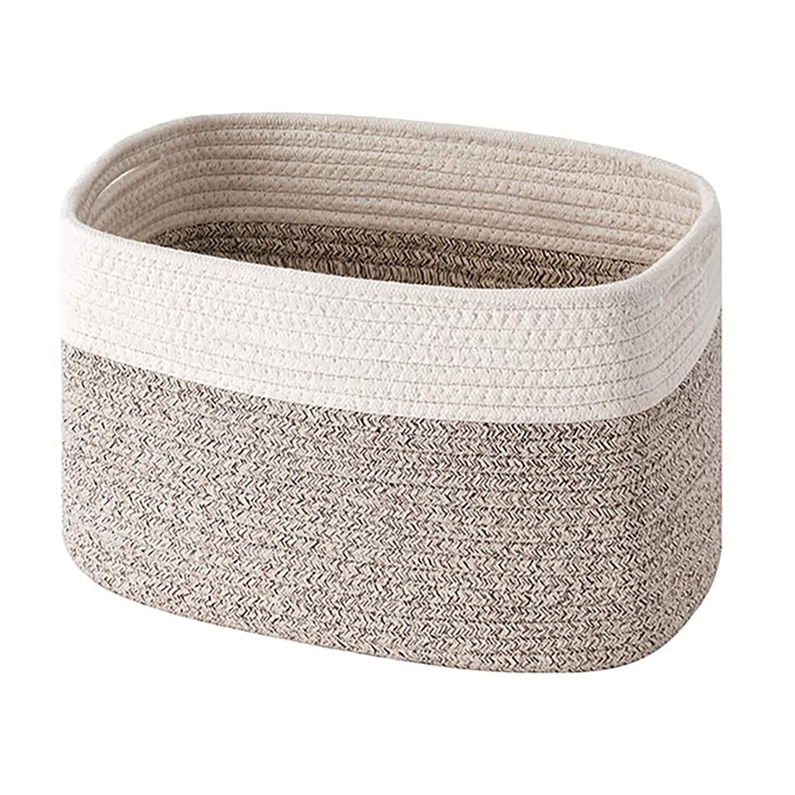 LYU Storage Box Breathable High Capacity Hand-knitted Woven Cotton Rope ...