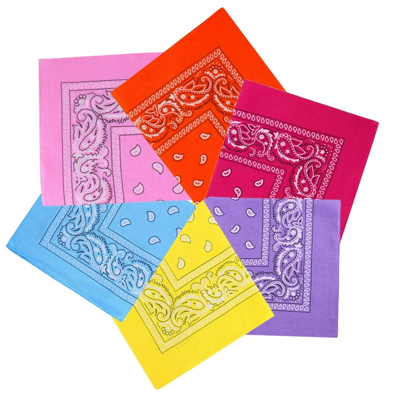 Yellow And Blue Bandanas