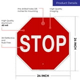 Stop Sign, Street Stop Sign, - Walmart.com