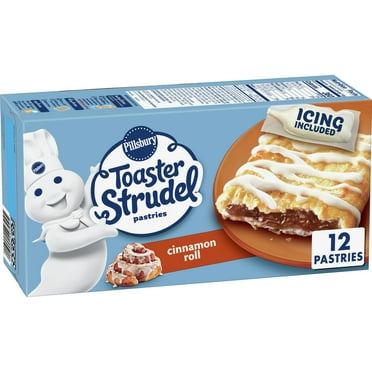 Pillsbury Toaster Strudel Pastries, Blueberry, 6 ct, 11.5 oz - Walmart.com