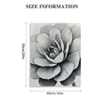 Acheng Gray White Succulent Painting Modern Floral Canvas Wall Art ...