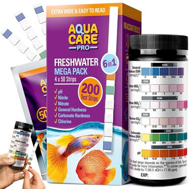 API Ammonia Aquarium Test Strips (25ct) - Walmart.com