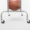 Champro Sports Rolling Basketball Ball Cart Storage Rack, 3 Rows/12 ...