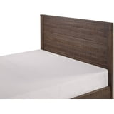 Yes4wood Solid Wood Queen Bed Frame with Headboard, Heavy Duty Modern ...