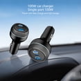 NANMELX Fast Speed Car Charging Adapter with 2xUSB C and 1xUSB A 100W ...