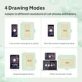 UGEE Q6 Drawing Tablet for Android Phone, 6.3x3.5 inches Writing Tablet ...