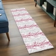Area Rug 24×72in, Seamless Plant Botanical Tree Branch Floor Carpet ...