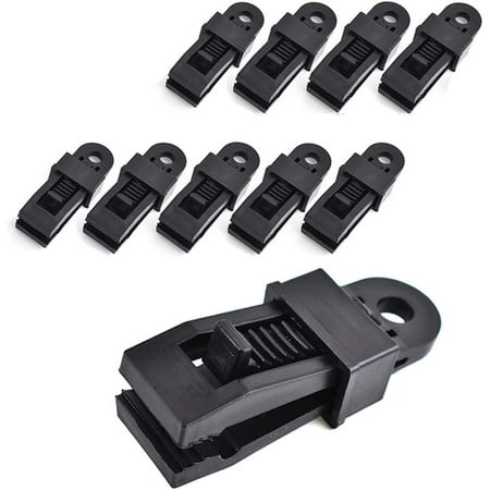 MSYMY Clamp Tarp Clips 10Pcs, Awning Clamp Set Trap Clips Jaw Tent ...