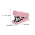 Oefntac Stapler Mini Stapler Macaron Color Small Office Effortless ...