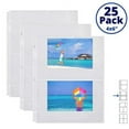 Dunwell Photo Album Refill Pages - (4x6 Horizontal, 25 Pack) for 100 ...