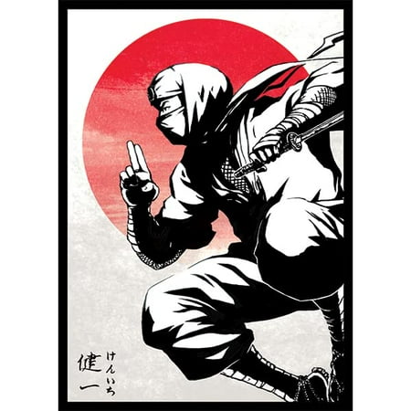 Kenichi - Shadow clan Ninja - 100 Matte card Sleeves - Black Border ...