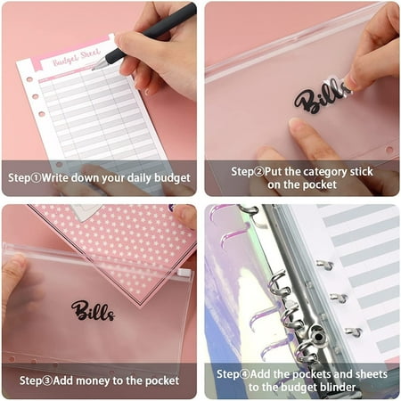 Gradient Color Budget Organiser Budget Planner Financial Planner PVC ...