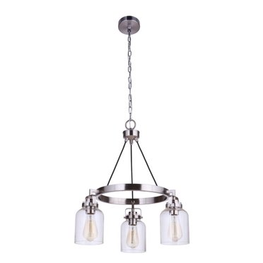 Craftmade Lighting - Three Light Foyer Chandelier - Ceiling Lighting ...