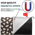 21x18inch Happy Halloween Magnetic Mailbox Cover- Spooky Ghosts Black ...
