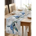 Burlap Table Runner 36 Inches Long, Sea Turtle on Farm Wood Board Non ...