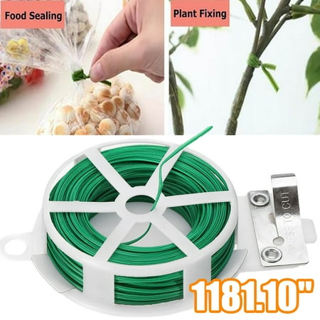 Neinkie 30M Garden Wire Garbage Ties Multipurpose Wire Twist Ties Heavy ...