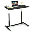 Costway Adjustable Height Computer Desk, Mobile Manual Workstation, Sit ...