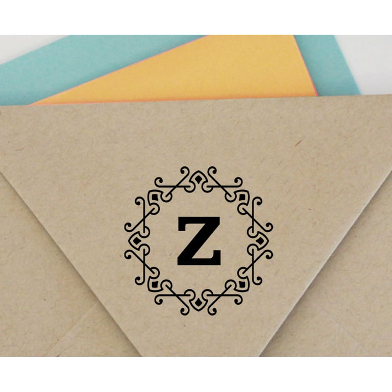 Rubber Stamp Letter K