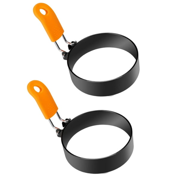 Egg Cooker Rings for Fried Egg Non Stick for Frying Pan with Anti-Scald ...