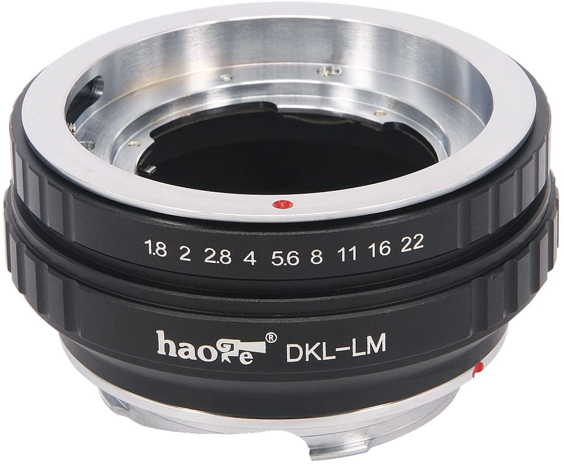 Haoge Lens Mount Adapter for Voigtlander Retina DKL Lens to Leica M LM ...