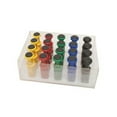 CanDo Digi-Flex Multi 20 Additional Finger Buttons with Box, Yellow/Red ...