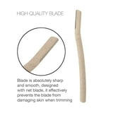 Nylea 12 Pack Eyebrow Razor, Eco-Friendly Biodegradable Trimmer ...
