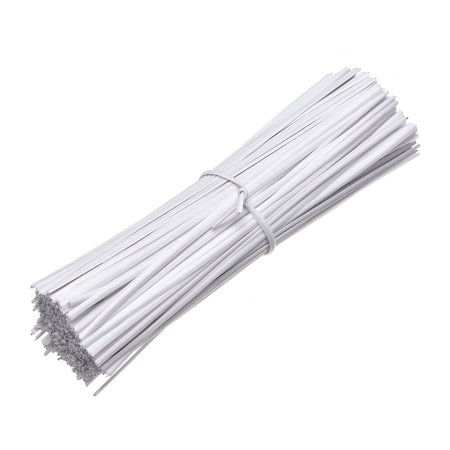 5 Inch Paper Twist Ties Long Stronger Cable Ties White 500pcs | Walmart ...