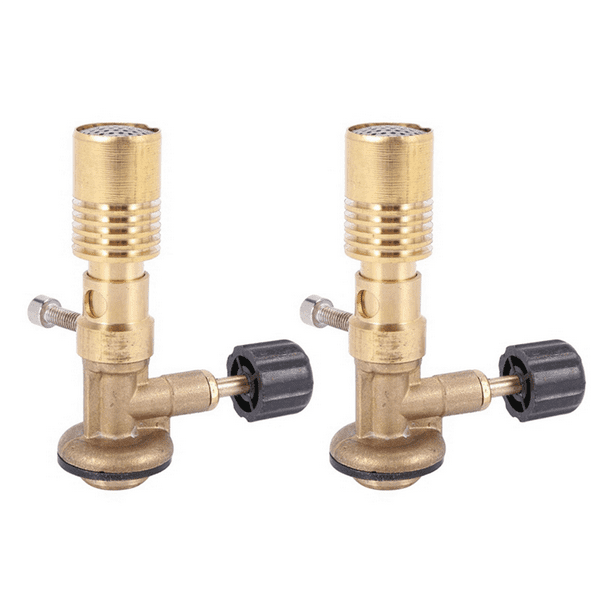 2X High Temperature Brass Gas Turbo Torch Propane Weld Plumbing ...