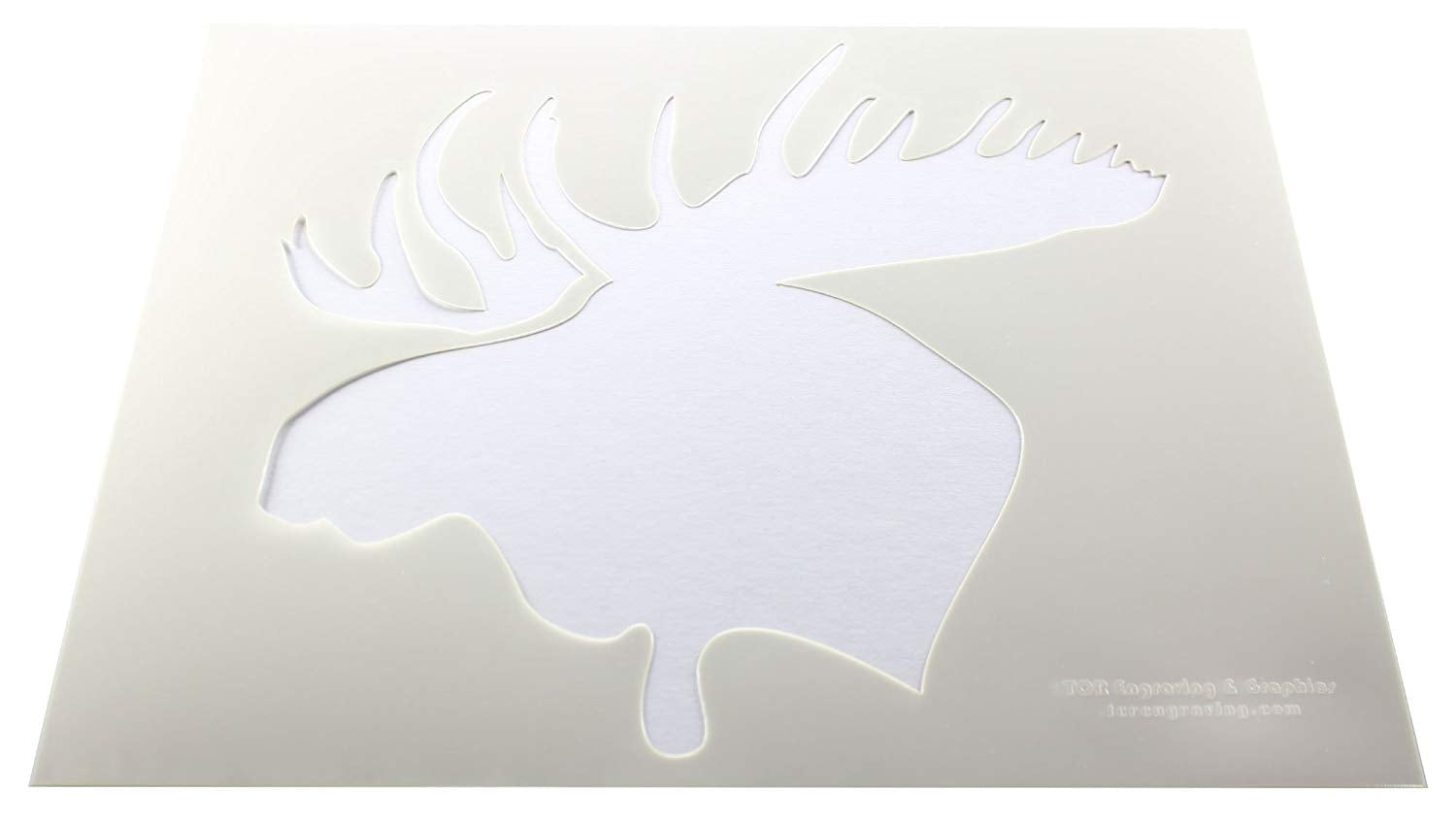 MooseHead Stencil S-Mylar 14 Mil -14"H X 17.5"W - Painting /Crafts ...
