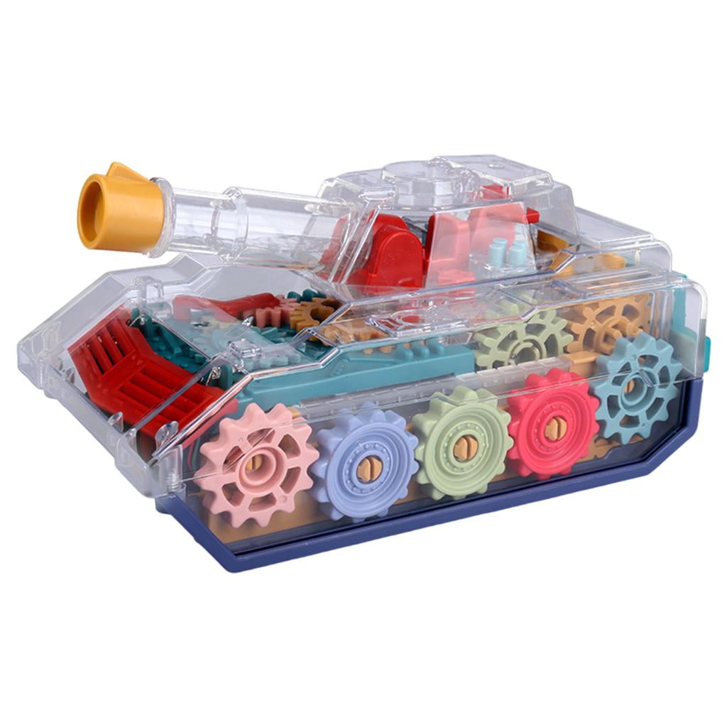 Interactive Transparent Music Tank with Lights Music Funny Mechanical ...