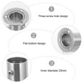 4 Pcs Flange Seat Rod Wardrobe Socket Curtain Pole Brackets Closet ...