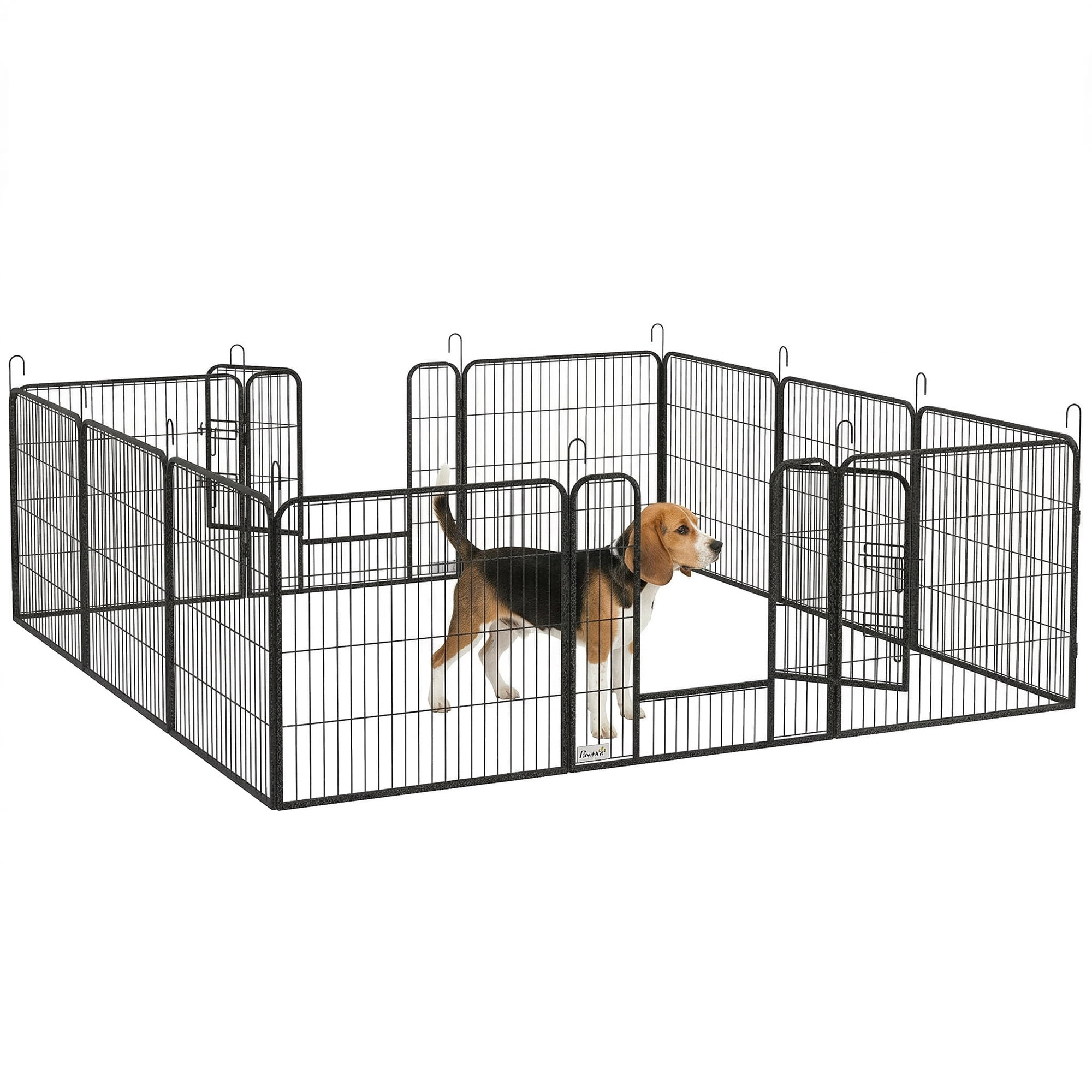Click here for Pawhut Dog Pen With Gate  12 Panels Puppy Playpen... prices