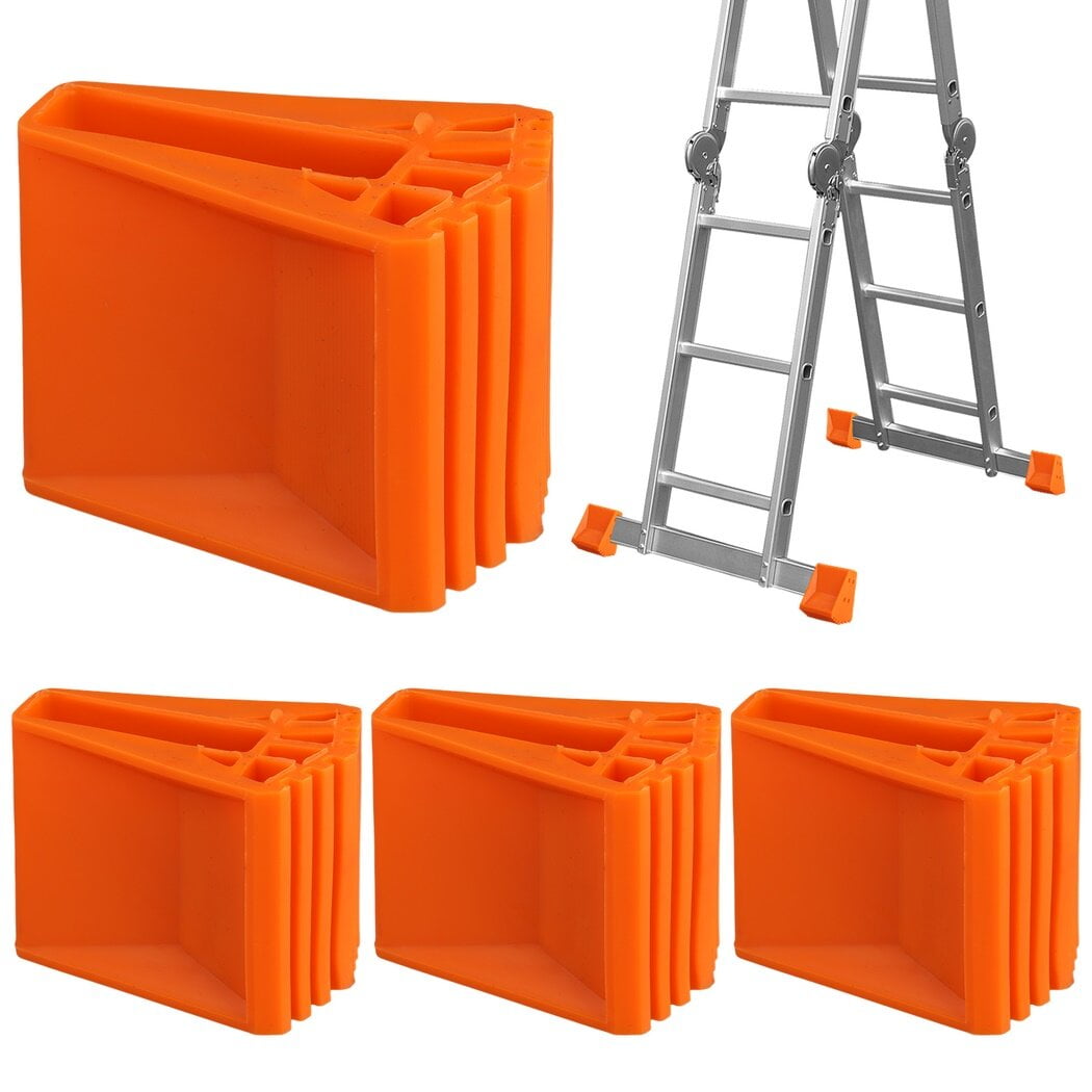 4Pcs Rubber Ladder Feet, Non-Slip Ladder Foot Protective Covers ...