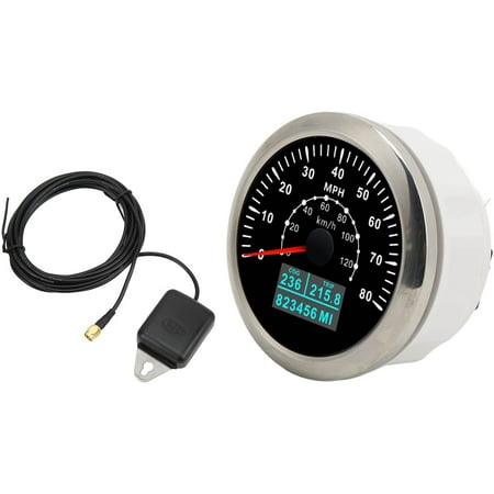 85mm GPS Speedometer Gauge, Universal GPS Meter Gauge Waterproof ...