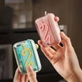 EDHITNR Automatic Floss Pick Dispenser Cute Portable Floss Case Travel ...