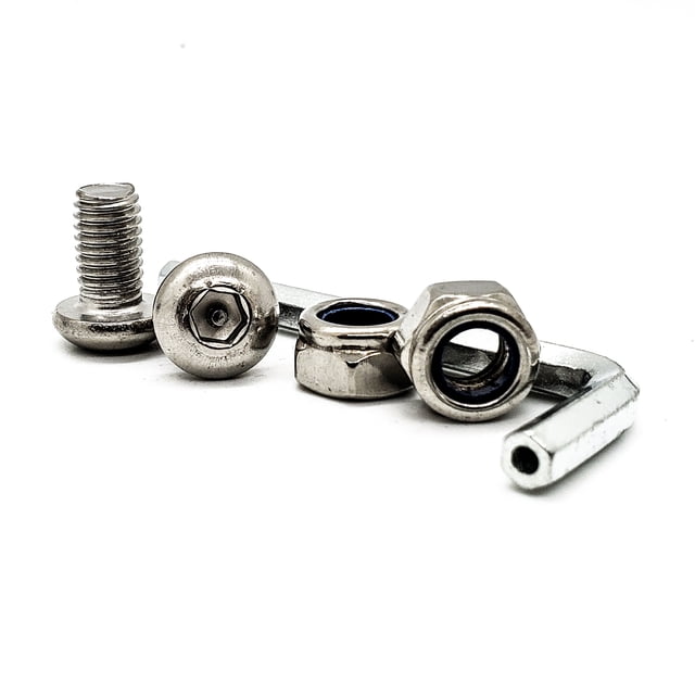 OZ-USA 8mm Nut and Bolts Anti-Theft Security Stainless Steel Hardware ...