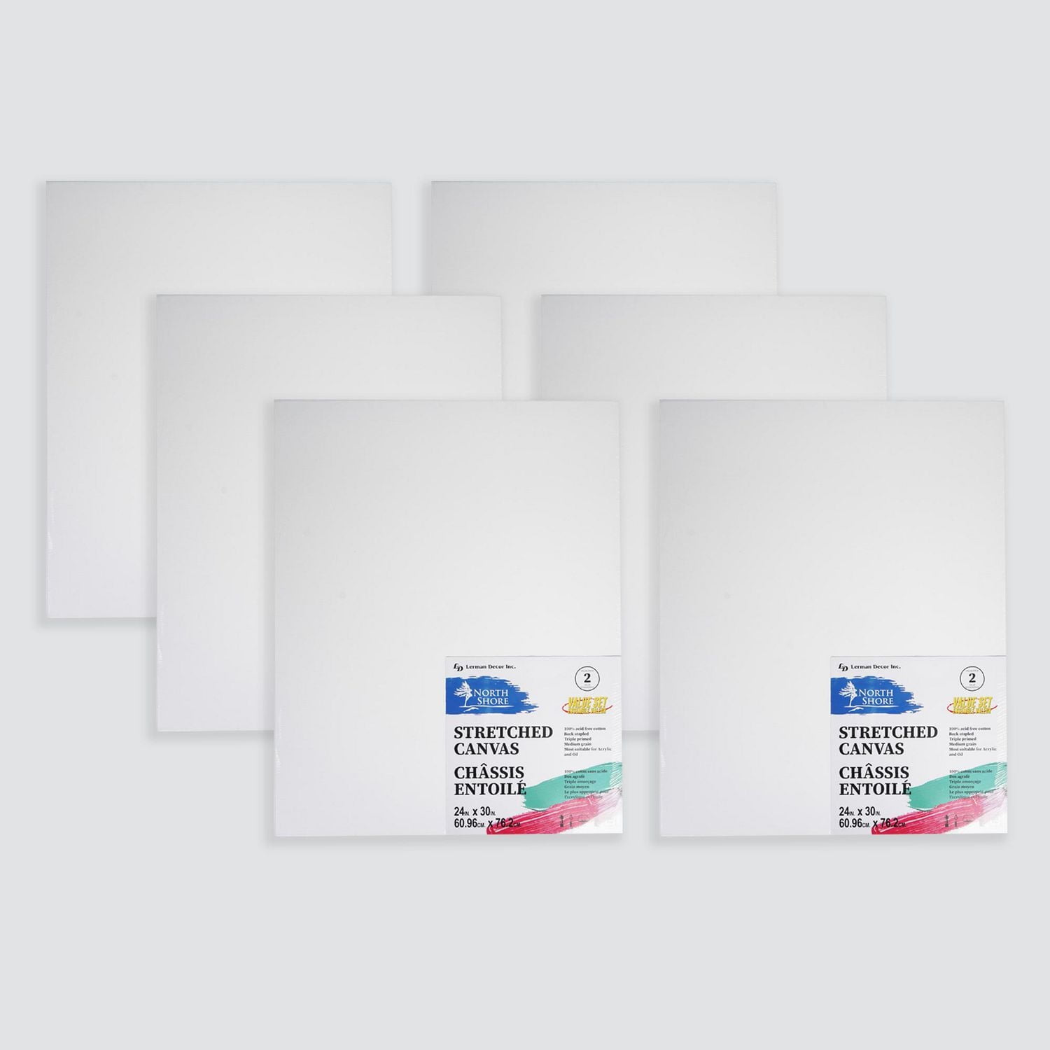 Click here for North Shore 6 Pack 24 X 30 Stretched Canvas 24 In... prices