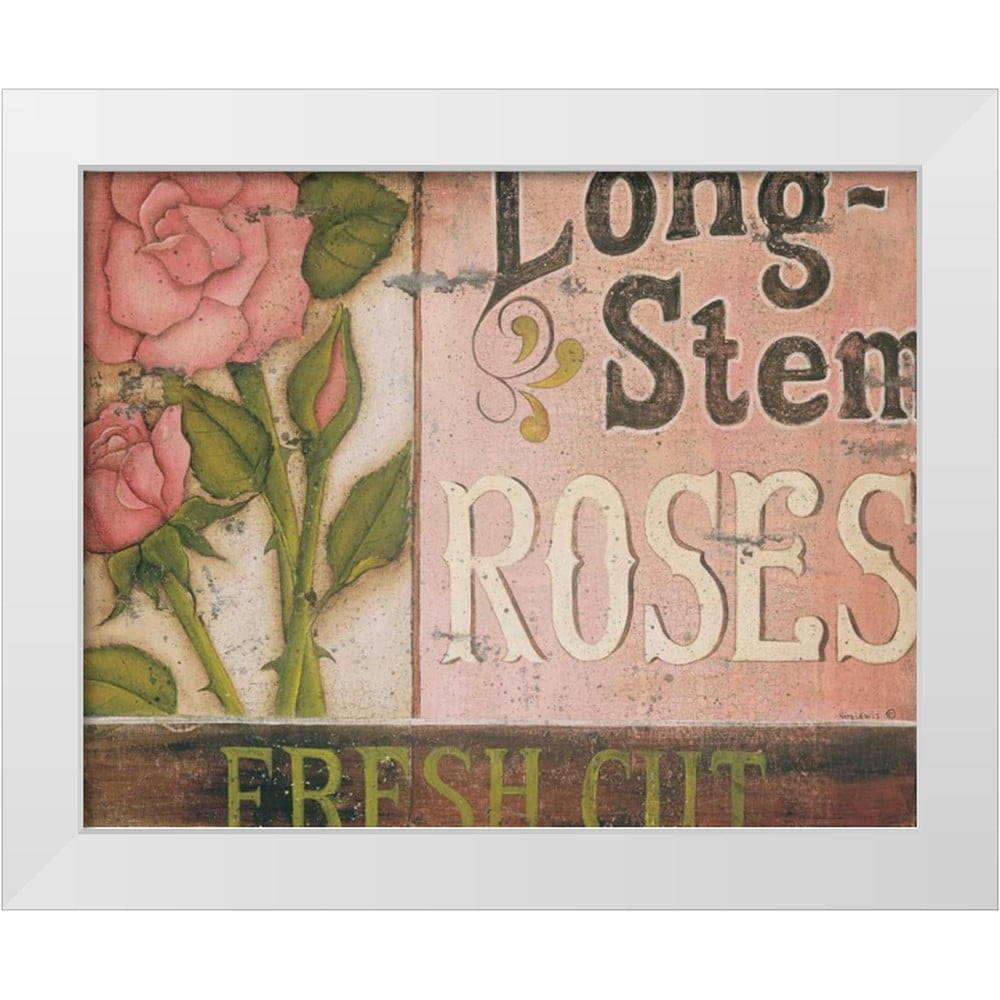 Lewis, Kim 24x20 White Modern Wood Framed Museum Art Print Titled ...