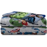 Jay Franco Marvel Avengers Twin Bed Set, Blue, 4-Piece Superhero ...