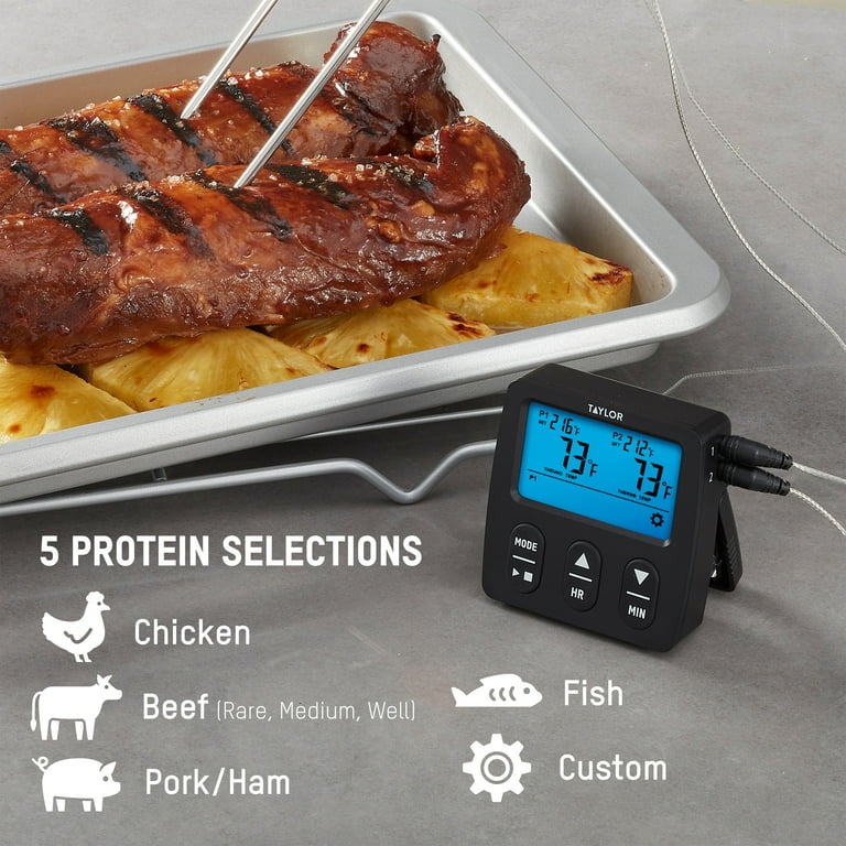 Outside Thermometer Large Easy To Read Taylor Commercial Digital Panel ...